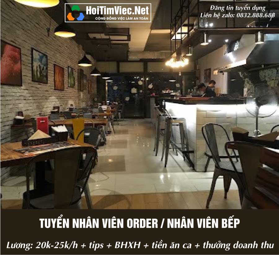 Tuyển nhân viên phục vụ, bếp - Nhà hàng Sunkat's Burger - Thích Làm Thêm