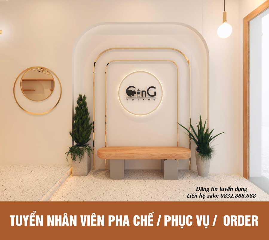 Tuyển nhân viên phục vụ, pha chế - Cing Hu Tang - Thích Làm Thêm