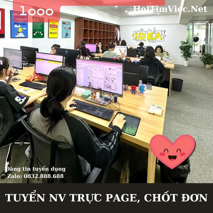 Tuyển nhân viên trực fanpage - Shop Nhàn Béoo - Thích Làm Thêm